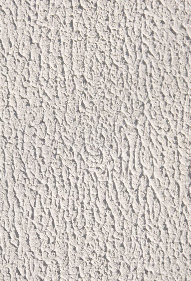 White Rough Plaster on Wall Closeup Stock Image - Image of grain, close ...