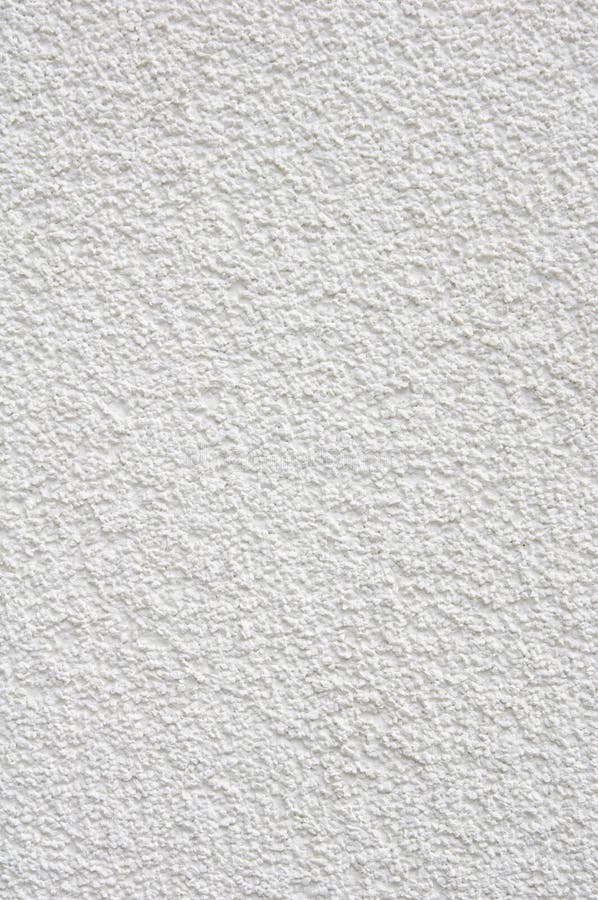 White Rough Plaster on Wall Closeup Stock Image - Image of grain, close ...