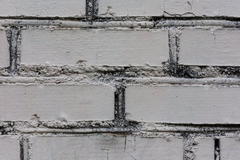 White Rough Stone Bricks Wall Pattern Texture Background Stock Photo ...