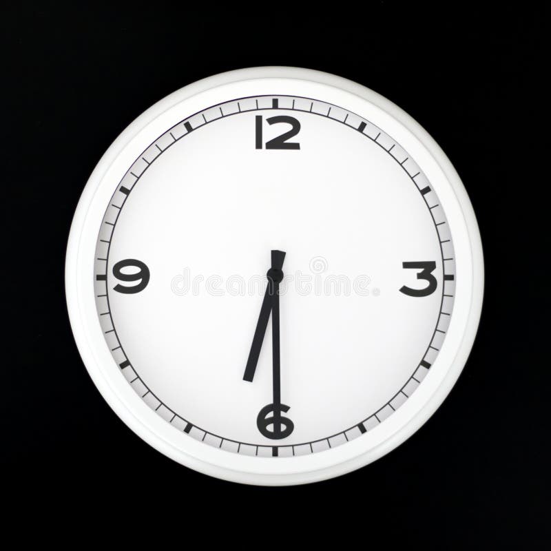 116 Clock Half Past Six Stock Photos - Free & Royalty-Free Stock Photos ...