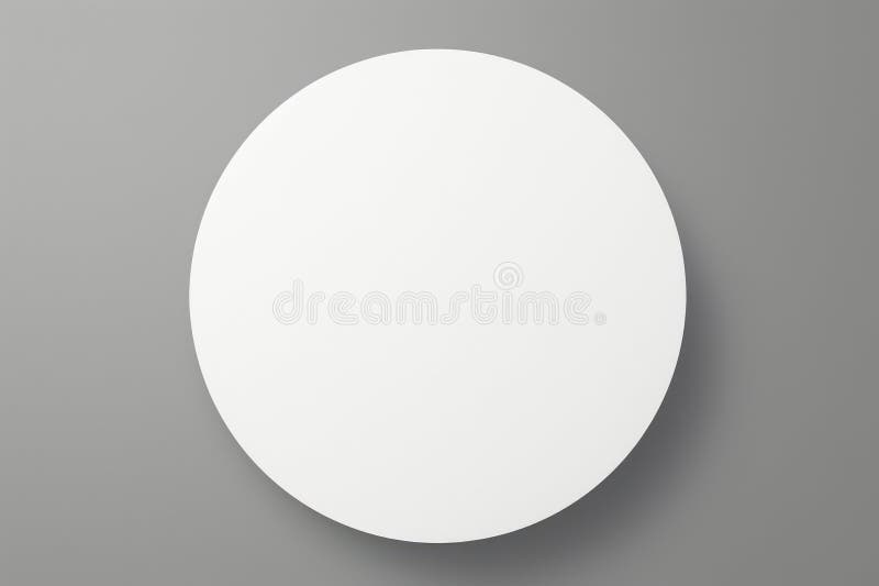 White Round blank sticker stock illustration. Illustration of door ...