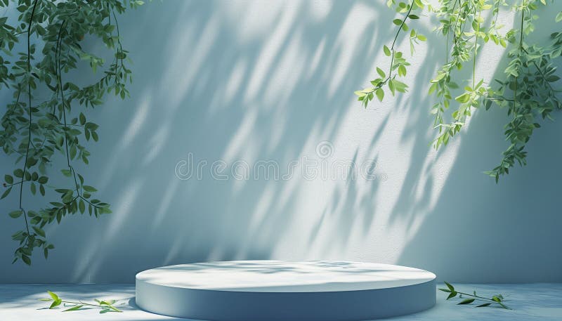 White Round Object in Front of Wall Stock Illustration - Illustration ...