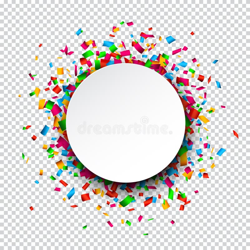 Round Confetti Stock Illustrations – 34,617 Round Confetti Stock ...