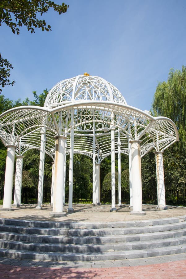 Round pavilion stock photo. Image of lake, watersport - 77936070