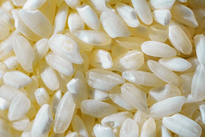 White Round Rice is Removed Macro, Texture Stock Image - Image of ...