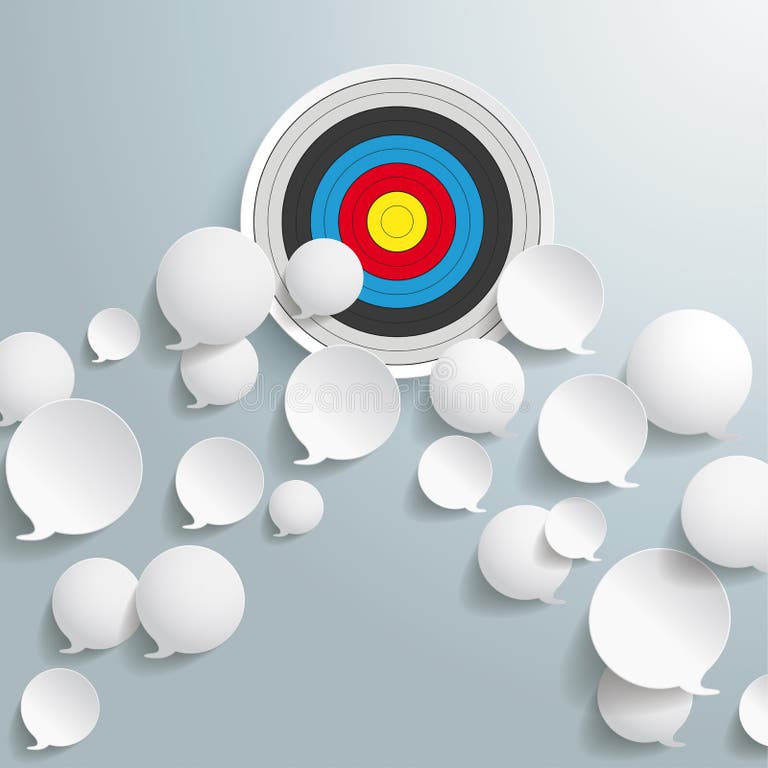 Round Speech Bubbles Target Stock Illustrations – 19 Round Speech ...