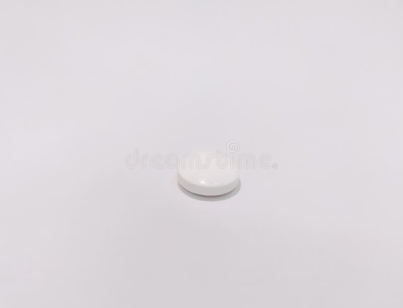 The white round tablet stock photo. Image of drug, pill - 221457496