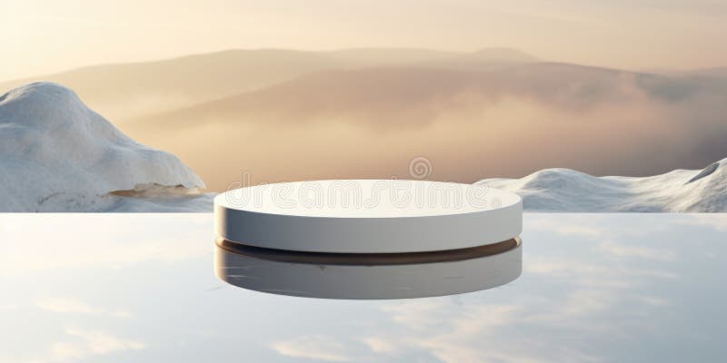 White Rounded Object on Table Stock Image - Image of round, home: 373464501