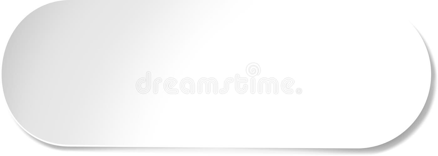 White Sticker Rounded Rectangle Stock Illustrations – 618 White Sticker ...