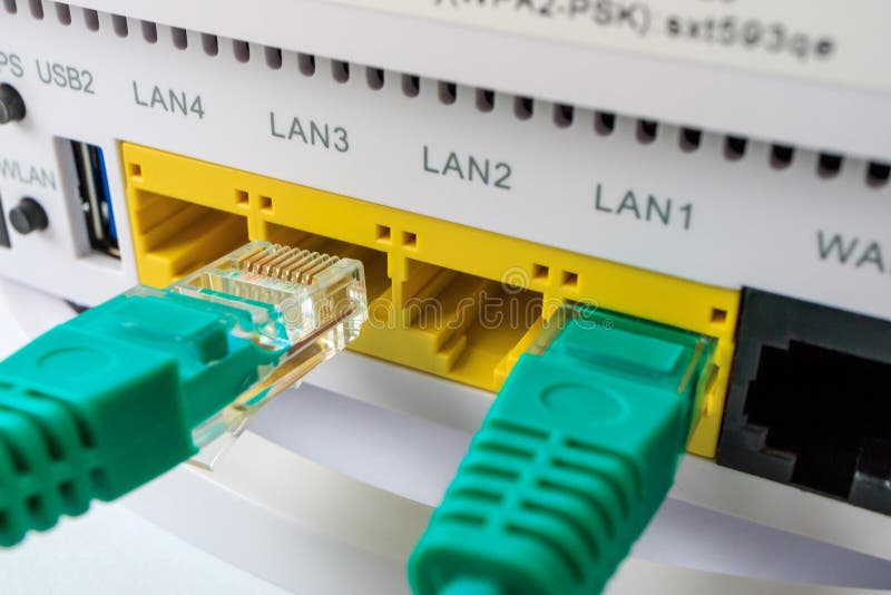 Cable Interface with the Ports of the Broadband Switch, the Front of ...