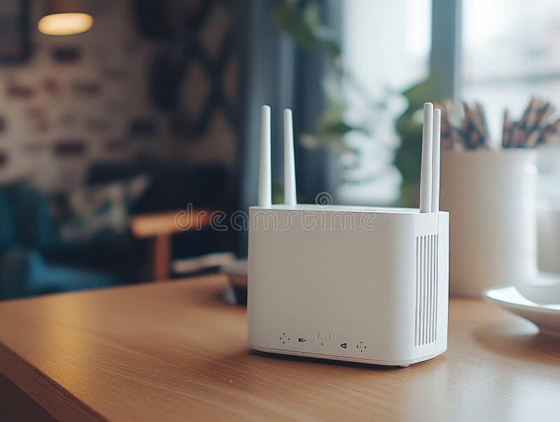 White Router on Wooden Table Stock Image - Image of wood, tool: 388537101