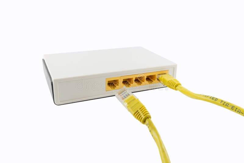 413 Cable Modem Router Yellow Lan Stock Photos - Free & Royalty-Free ...