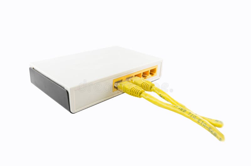 413 Cable Modem Router Yellow Lan Stock Photos - Free & Royalty-Free ...