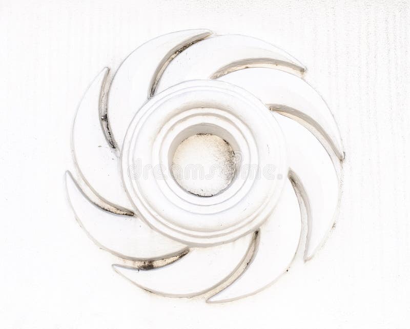 White rowel sculpture stock image. Image of culture, monument - 25013807