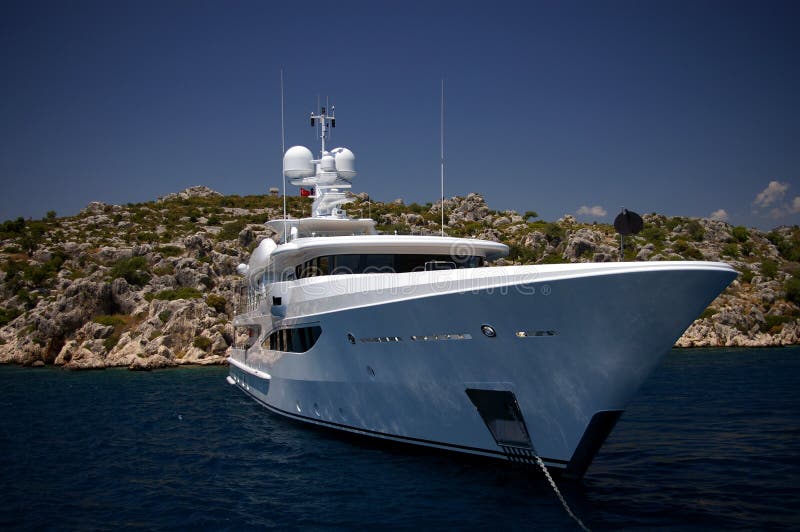 Yacht stairs stock photo. Image of vacations, vollution - 16892312