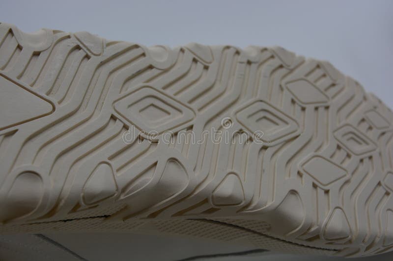 A White Rubber Sole with an Interesting Pattern from the New White ...
