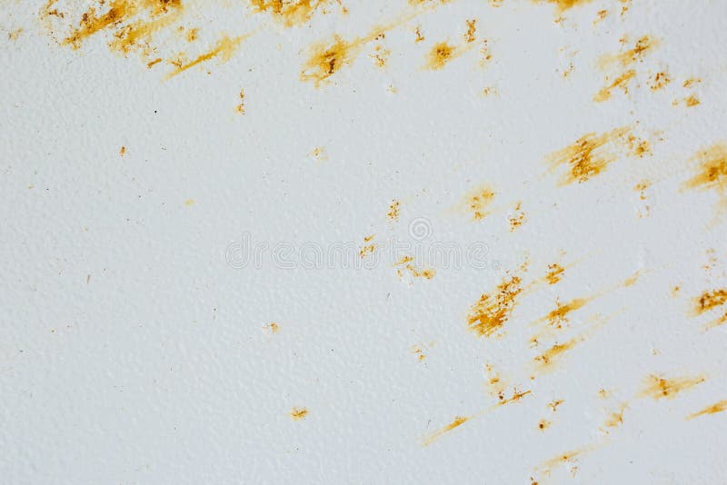 White Rust Metal Decayed Crumpled Sheet Wide Background. Weathered Iron ...