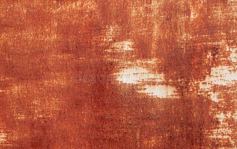 White Rust Metal Decayed Crumpled Sheet Wide Background. Stock Photo ...