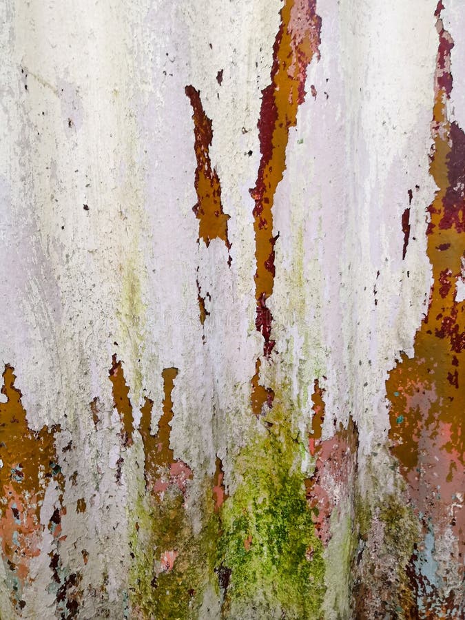 White Rusty Metal Surface Texture Background, Closeup Metallic Stock ...