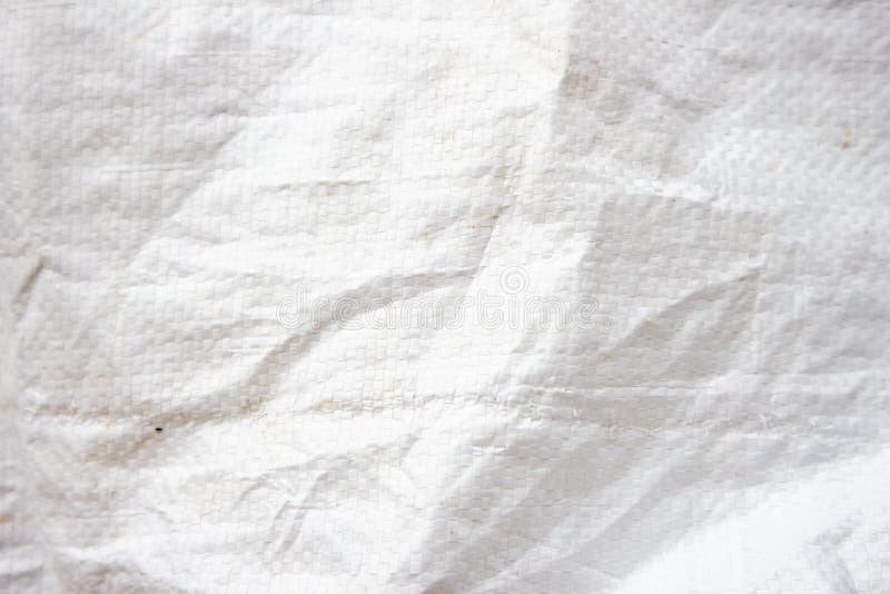 White Sack Texture Background, Plastic, Close-up Stock Image - Image of ...