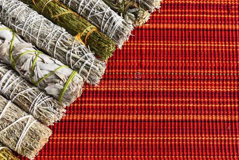 White Sage Smudge Sticks stock image. Image of meditation - 240571015