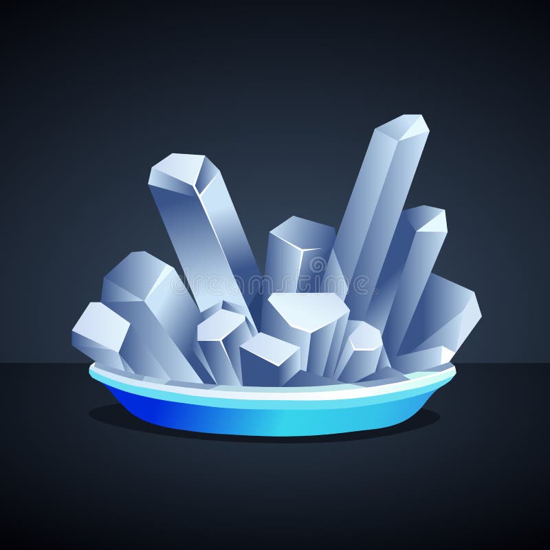 Salt Crystals Stock Illustrations – 648 Salt Crystals Stock ...