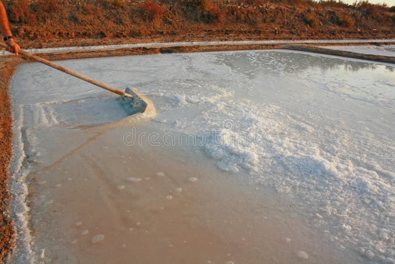 White salt. stock image. Image of manual, traditional - 36955311