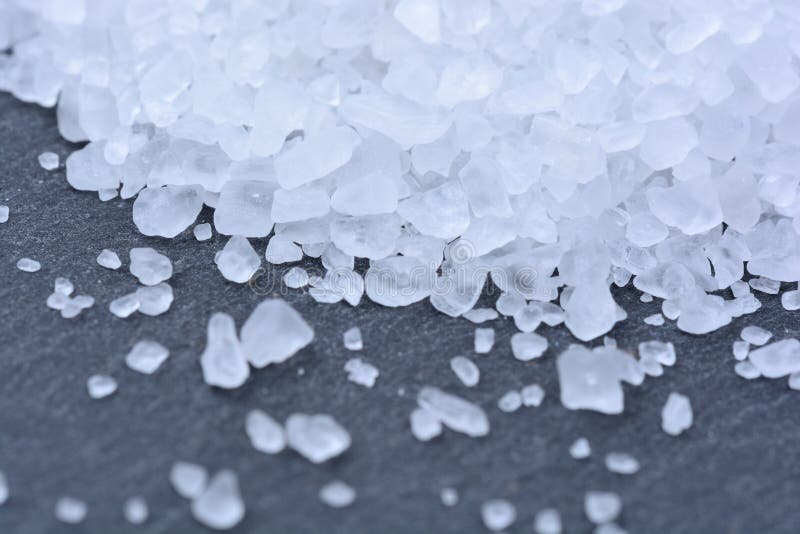 White salt on slate stock image. Image of horizontal - 77196401