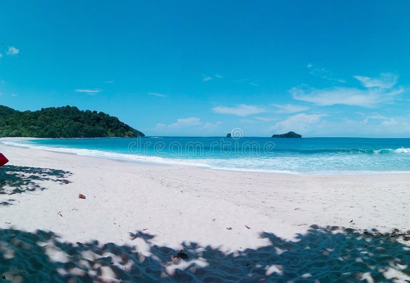 White Sand Beach on Malang, Java Indonesia Stock Photo - Image of white ...