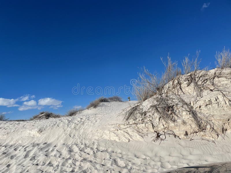 White Sand Desert Mound stock photo. Image of white - 248133414