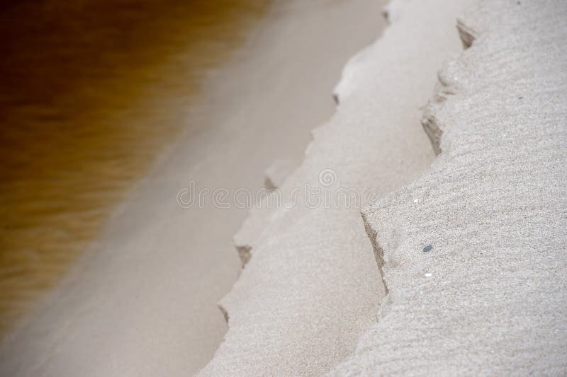 White Sand Iron Yellow River in Australia Stock Photo - Image of ...