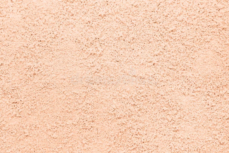 Plaster Cement Concrete Wall Texture Background Peach Fuzz Color. Stock ...