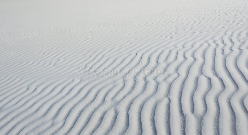 White Sands Ripples a Desert Landscape of Tranquility and Abstract ...