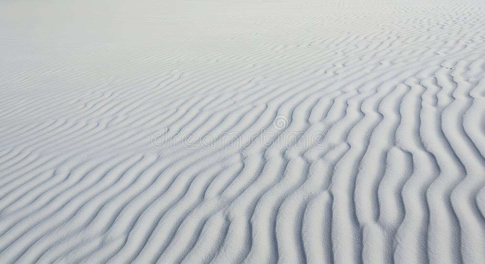 White Sands Ripples a Desert Landscape of Tranquility and Abstract ...