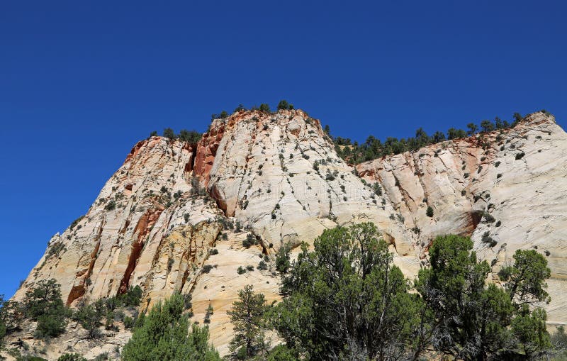 White sandstone cliff stock image. Image of road, landscape - 258939191