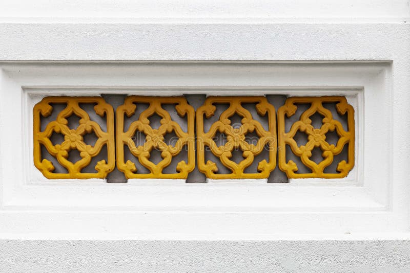 Sandstone Fence Thai Temple Style Pattern and Background Seamless Stock ...
