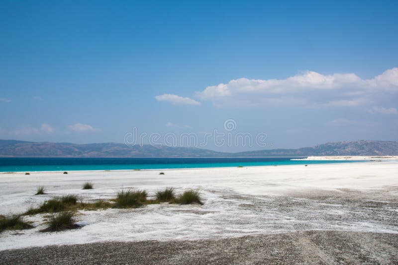 White sandy beach stock photo. Image of outdoor, salda - 93898214