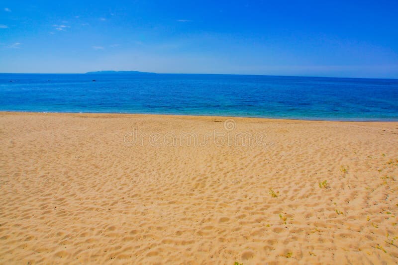 White Sandy Beaches and Sea Stock Photo - Image of days, bathing: 286684946