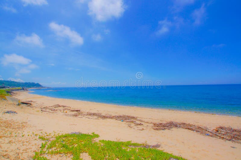 White Sandy Beaches and Sea Stock Image - Image of sandy, heat: 286687055