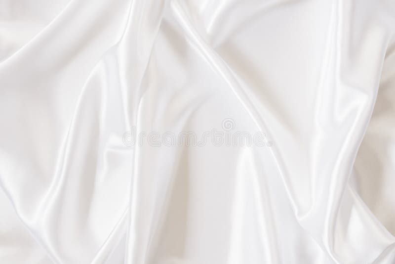 White Satin Fabric Background Stock Photo - Image of curtain, backdrop ...