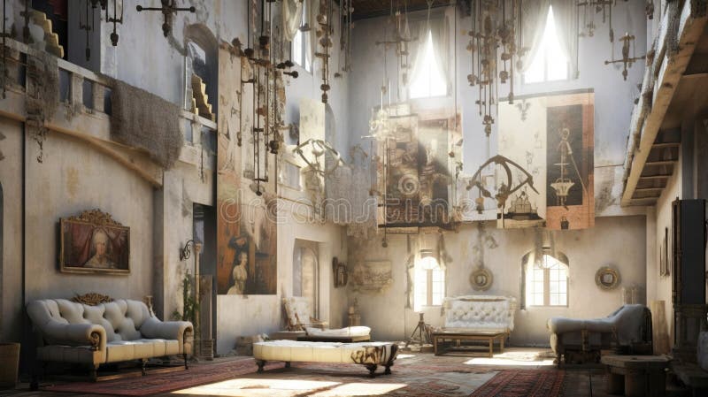 White Scars Never Heard of Healing Interior Design Oil Painting ...