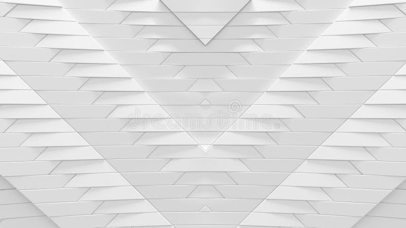White Sci-fi Style Futuristic Background (3D Illustration Stock ...