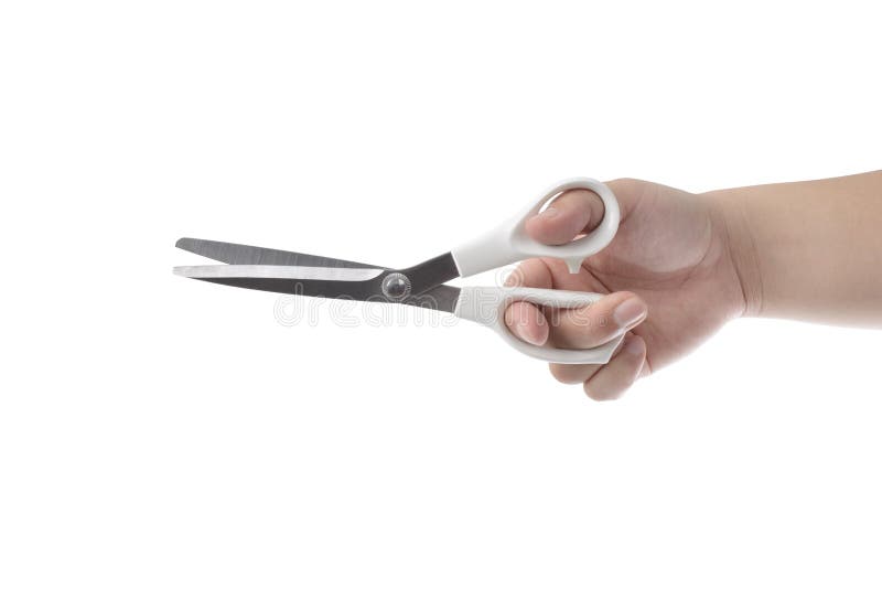 White scissors stock photo. Image of steel, human, censorship - 45947428