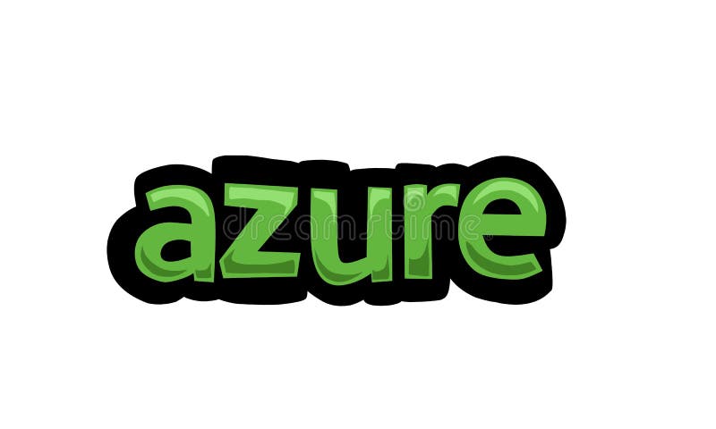 White Screen Animation Video Written AZURE Stock Illustration ...