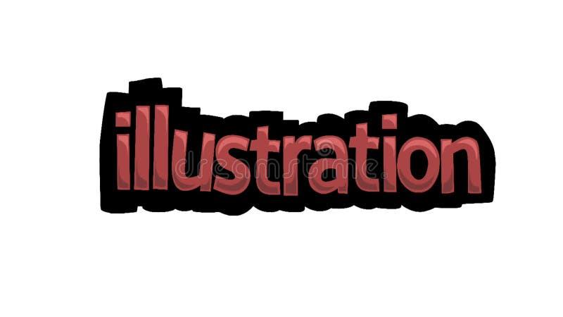 White Screen Animation Video Written ILLUSTRATION Stock Footage - Video ...