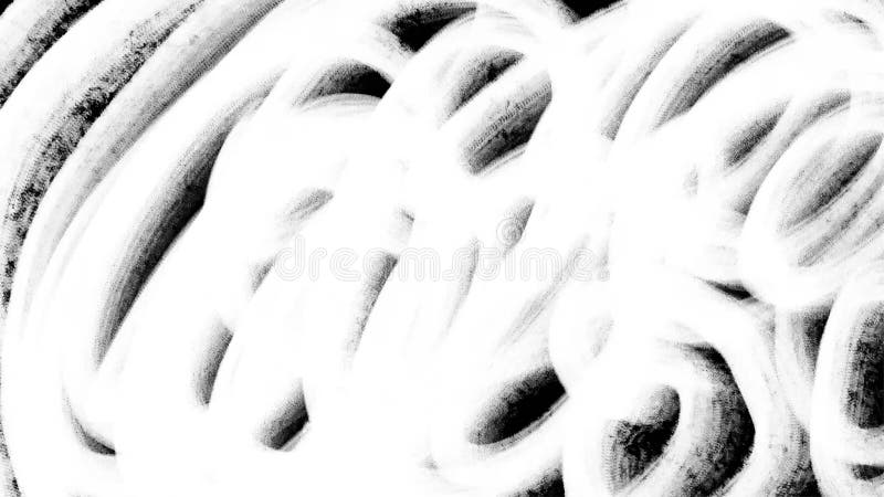 White Scribble Transition on Black Background Animation Stock Footage ...