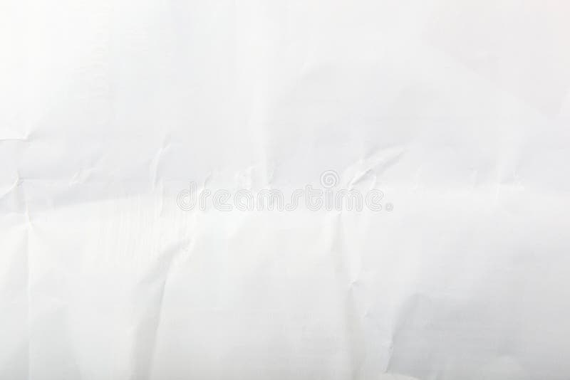 White Scrunched Paper Surface Stock Photo - Image of detail, material ...