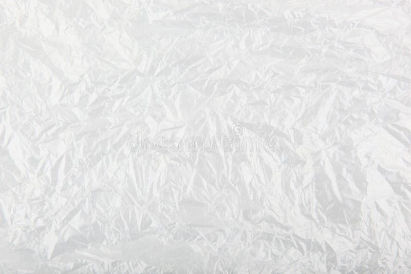 Scrunched Transparent Plastic Bag Stock Photo - Image of plain, plastic ...