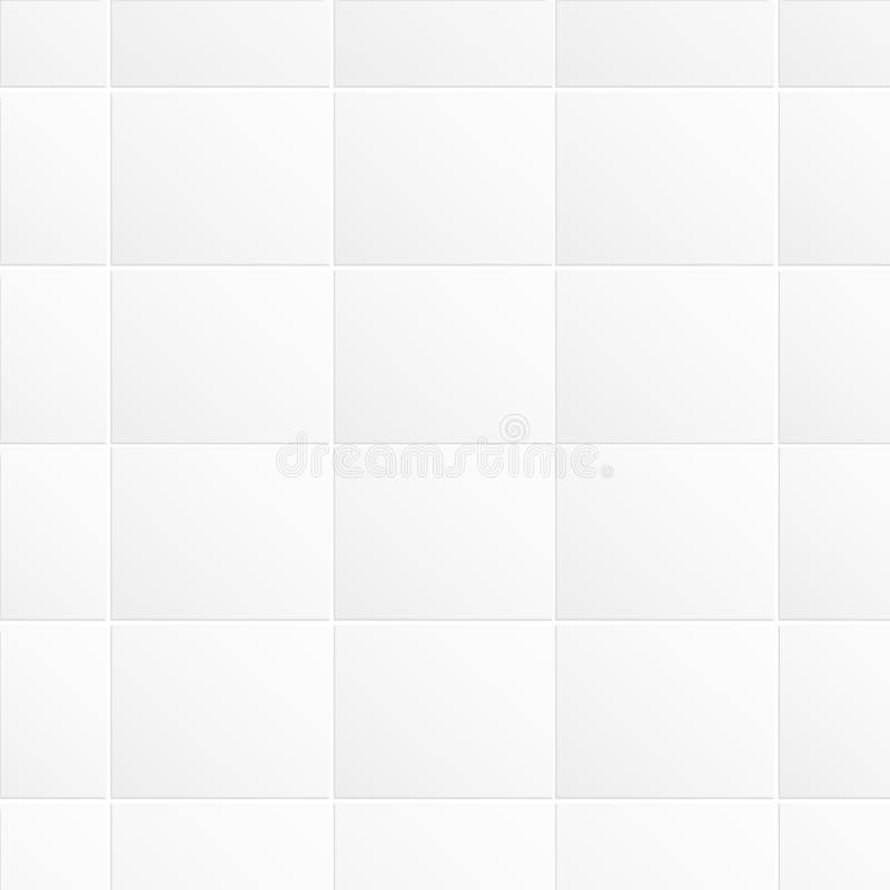 White Seamless Decorative Tile Texture - Geometric Square Design ...