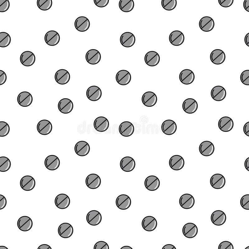 White Seamless Patterns of Gray Tablets, Pills, Pixels 1000x1000. Stock ...